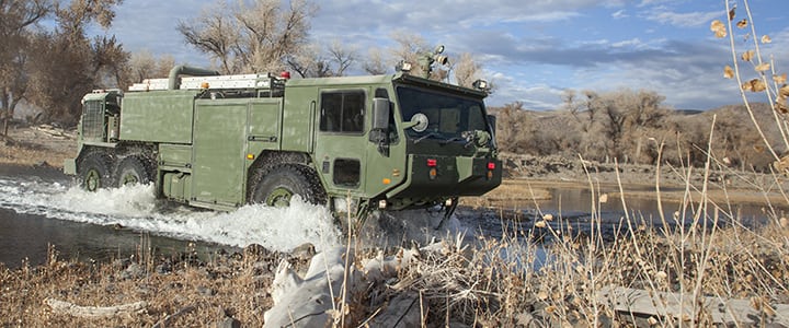 Marines Begin Testing Oshkosh Defense P-19R Firefighting Vehicle ...