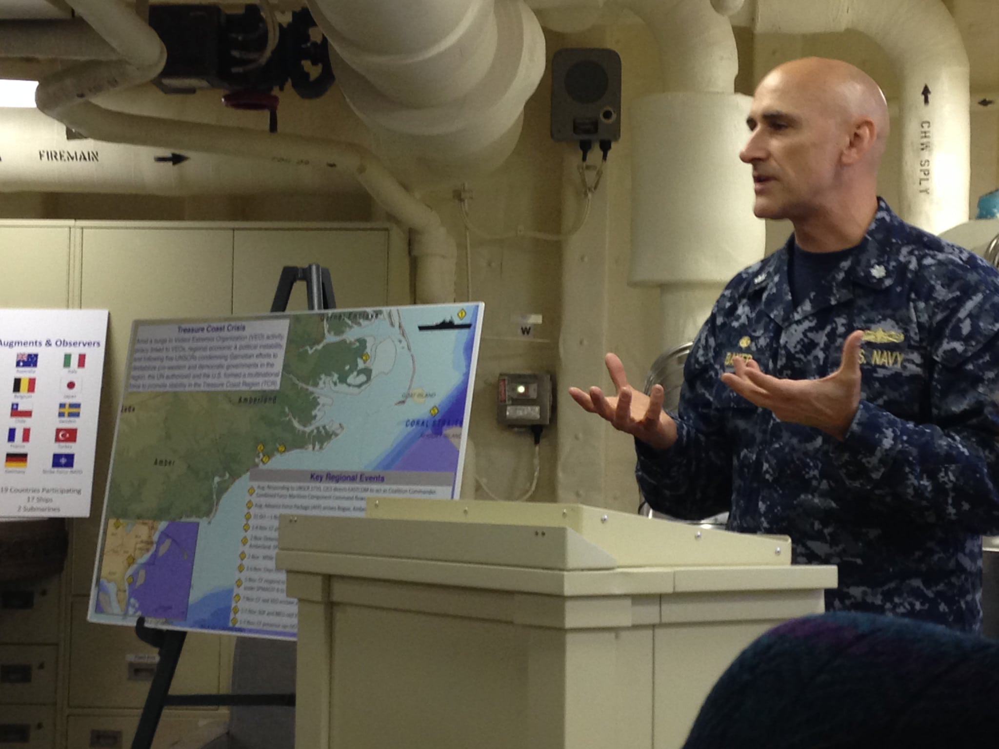 USS Arlington Crew Seeking Extra Training to Better Leverage Ship's C5I ...