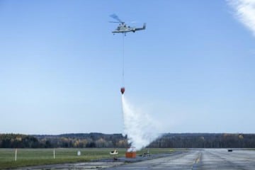 Unmanned Helicopters Perform Firefighting Demonstration, Lockheed ...