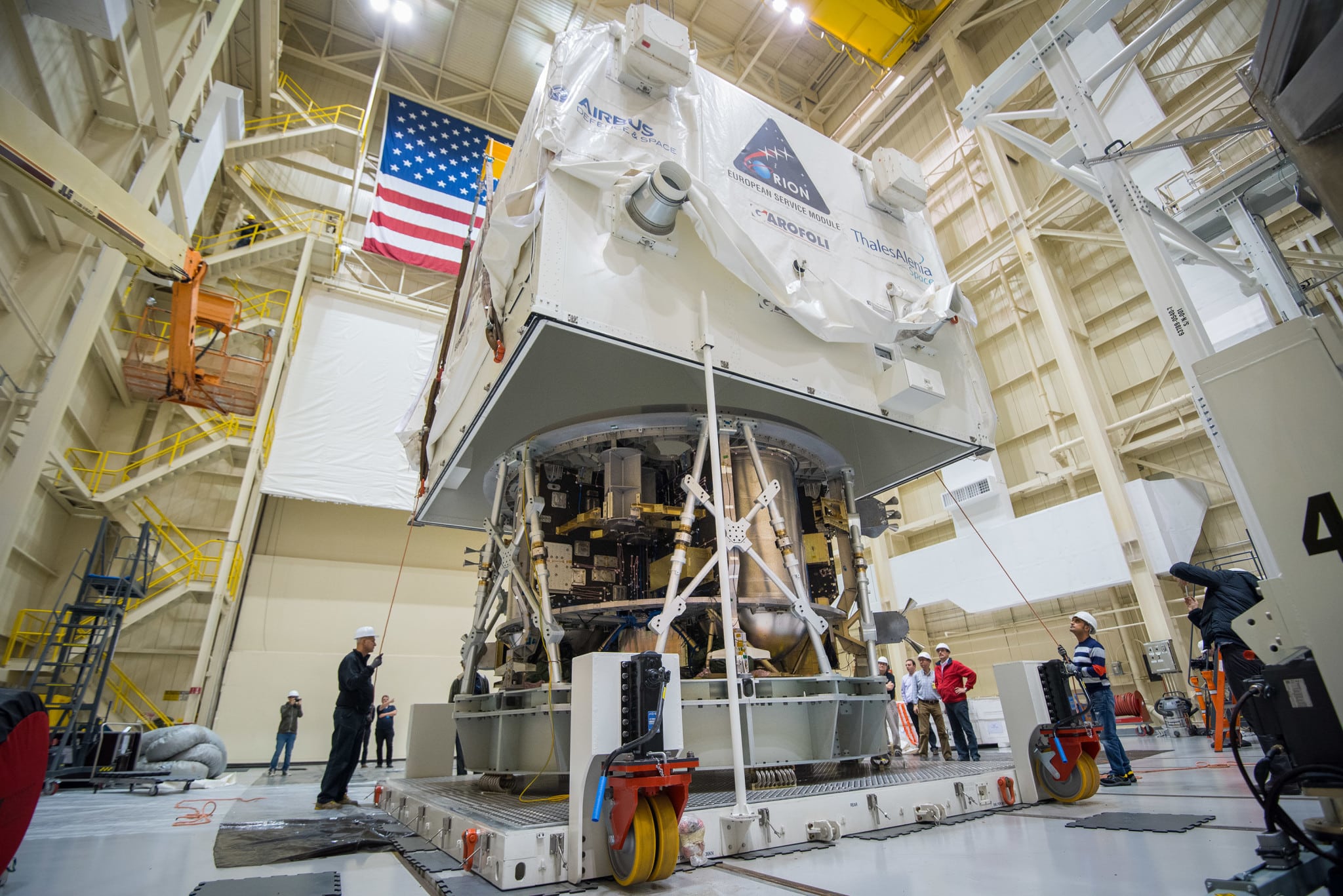 Orion European Service Module Arrives At NASA Facility For Testing ...