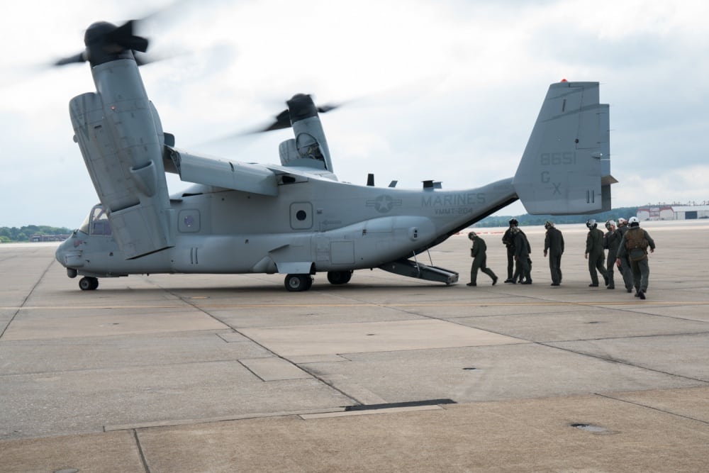 First Navy Flight Of The MV-22 Osprey - Defense Daily