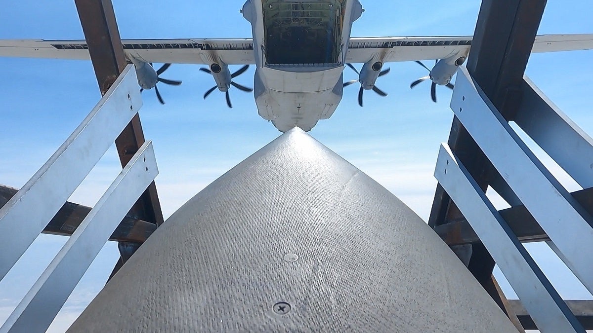 USAF Tests Palletized Cruise Missile Drop from MC-130J - Defense Daily