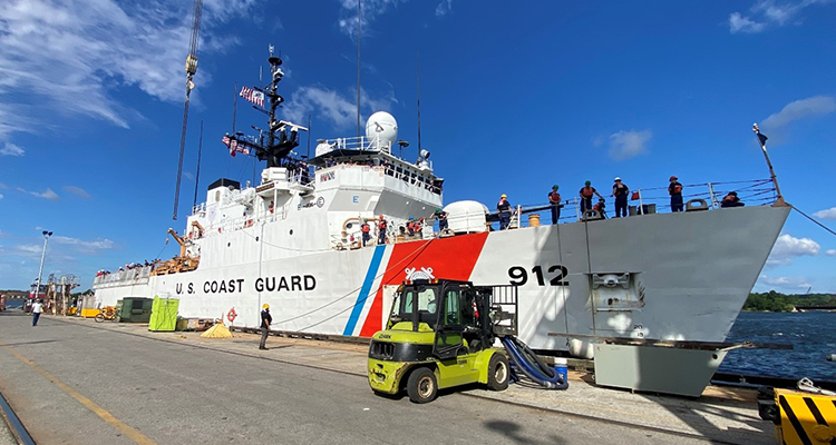 Coast Guard Medium Endurance Cutter Begins Life Extension Program ...